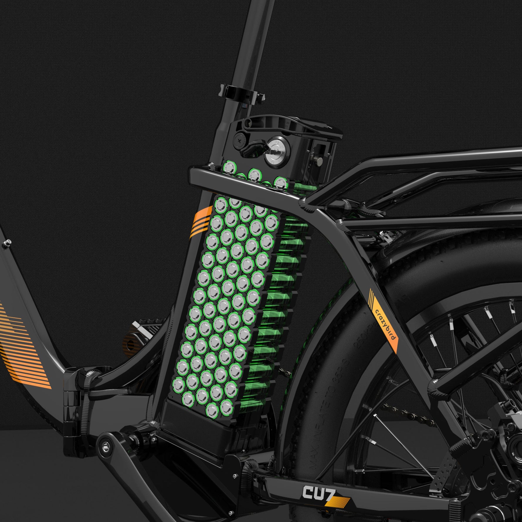 Crazybird-CU7 Electric Bike for Adults, 500W Motor 20” Tire 48V 15AH ...