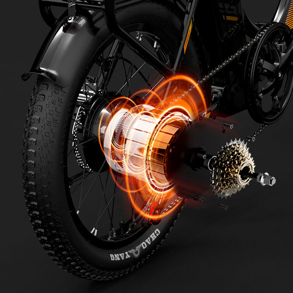 Crazybird-CU7 Electric Bike for Adults, 500W Motor 20” Tire 48V 15AH ...